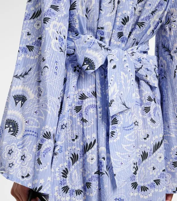 Etro Printed Cotton-blend Minidress