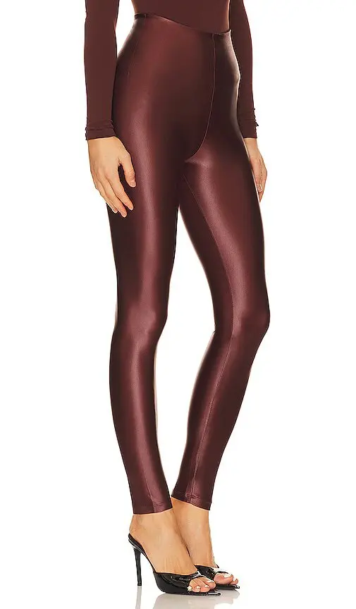 Commando Matte Metallic Legging In Brick - Copper