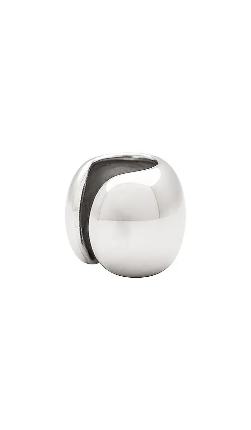Ettika Chunky Metal Ear Cuff - Rhodium
