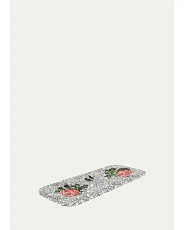 FORNASETTI Tray 25x60cm Musciarabia With Roses Color - Multi