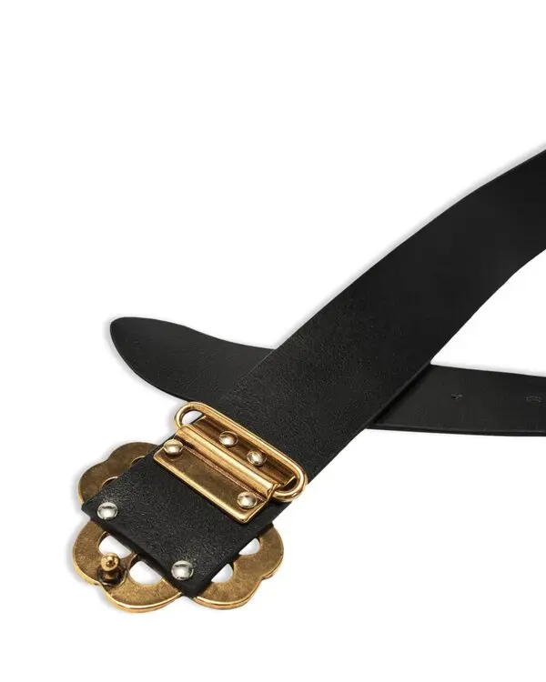 Maje 123 Clover Leather Belt