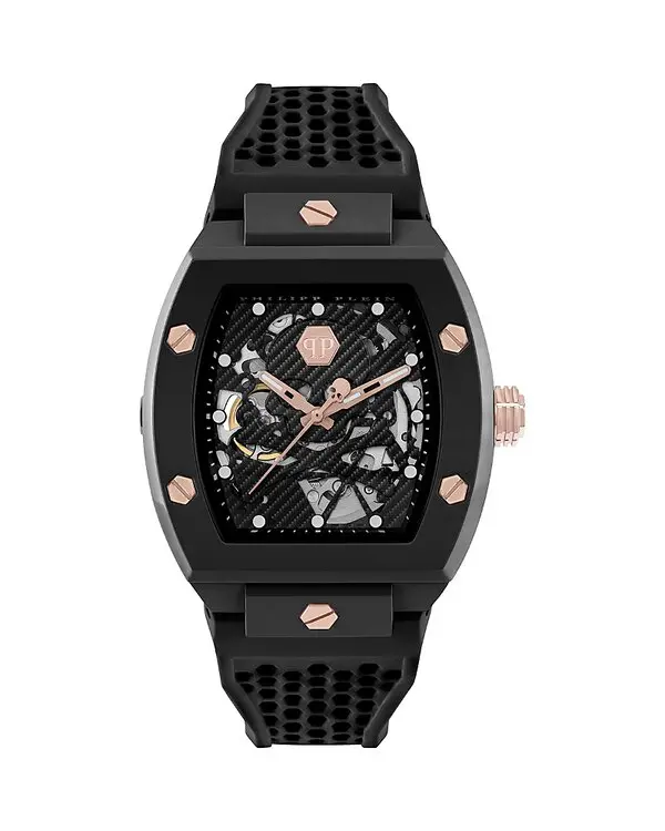 Philipp Plein The $keleton Ecoceramic Automatic Watch - Black