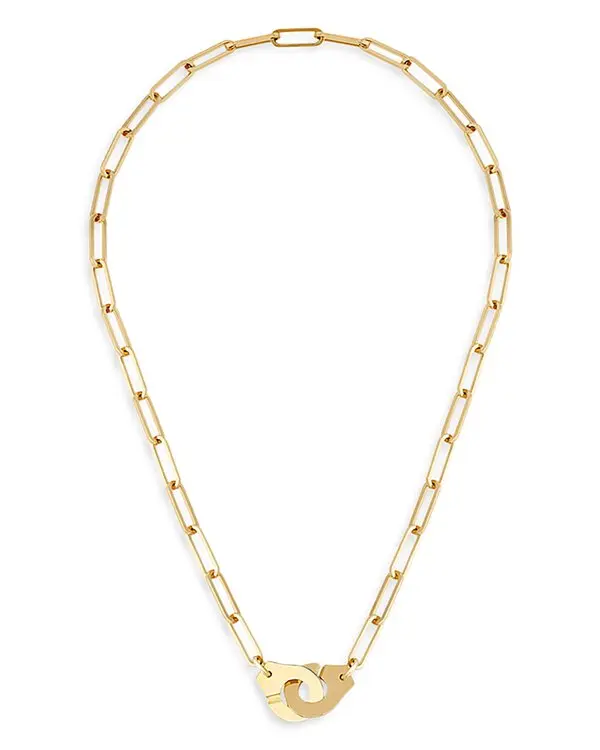 DINH VAN 18k Yellow Menottes Necklace - Gold