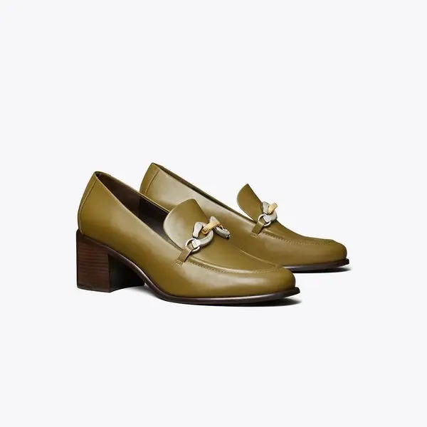 Tory Burch Jessa Heeled Loafer - Ramure Green