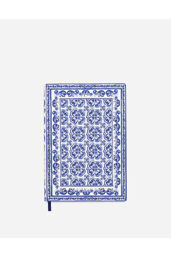 Dolce & Gabbana Medium Ruled Notebook Textile Cover