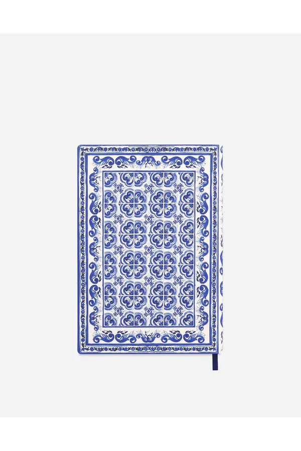Dolce & Gabbana Medium Ruled Notebook Textile Cover