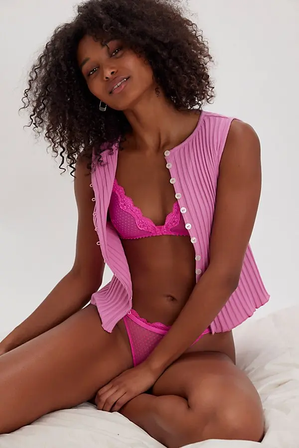 Free People Midweek Mesh Bikini Undies