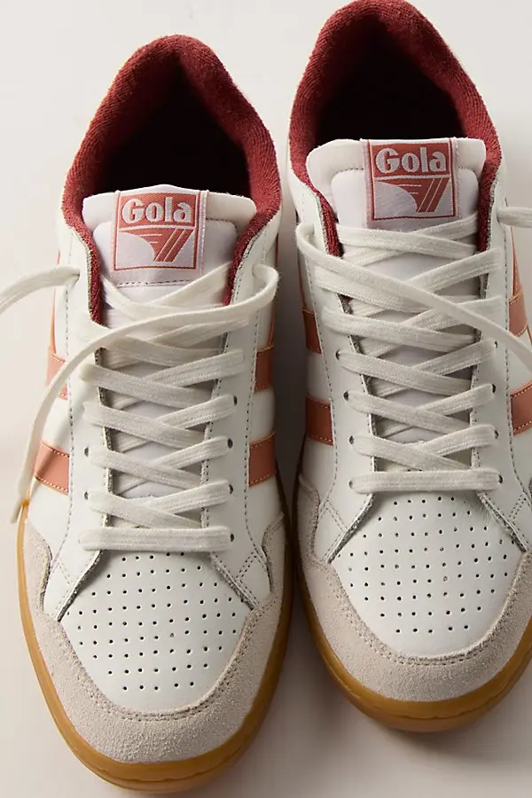 Gola Eagle Sneakers - White/terracotta/red Ochre