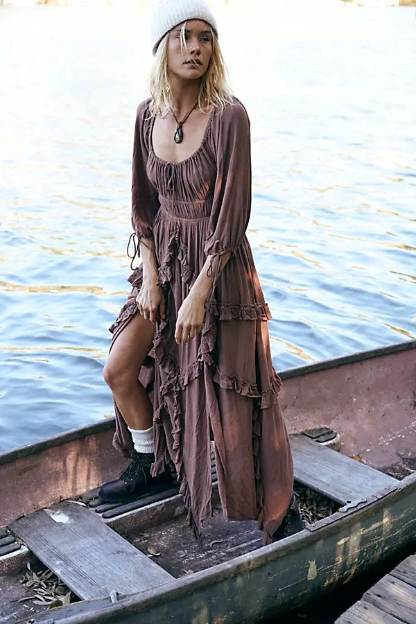 Free People In Your Dreams Maxi In Raw Umber - 22% Off | Editorialist