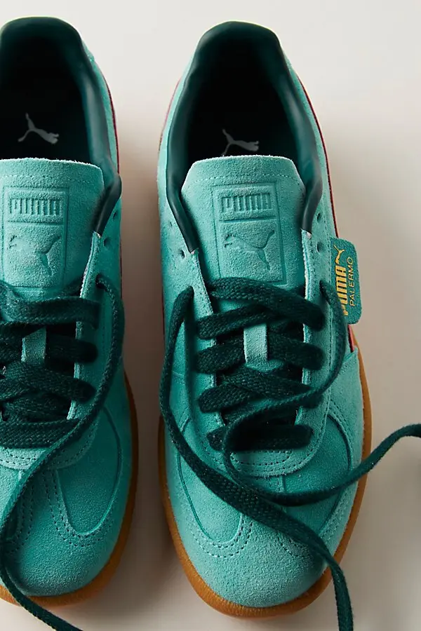 PUMA Palermo Suede Sneakers - Aquatic/dark Myrtle