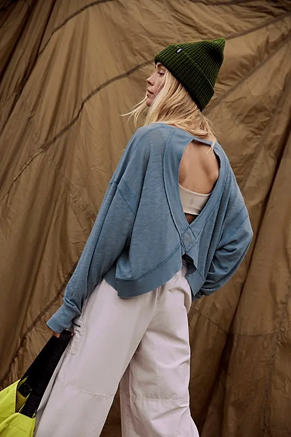 Free People My Time Layer Top - Skyline