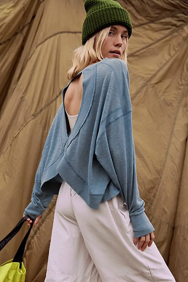 Free People My Time Layer Top - Skyline