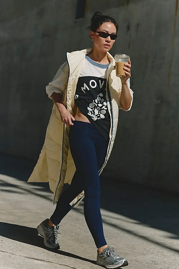 Free People On The Move Packable Puffer Vest - Moonglow