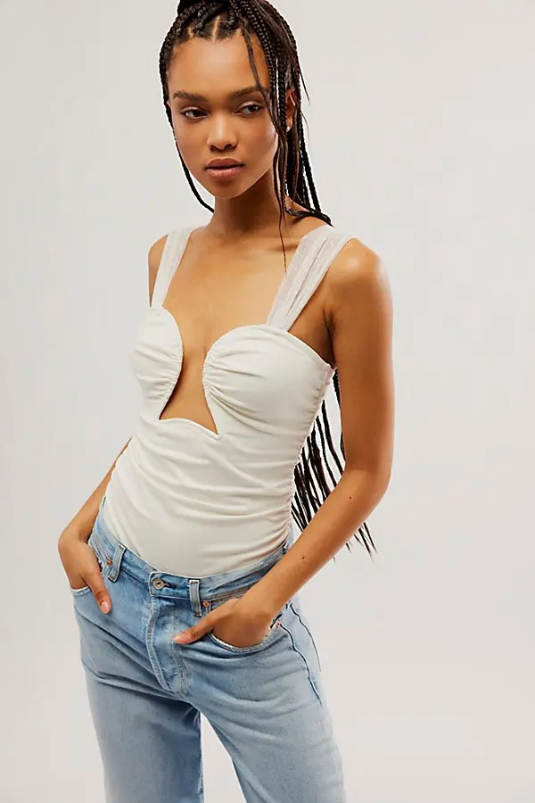 Free People Double Take Bodysuit