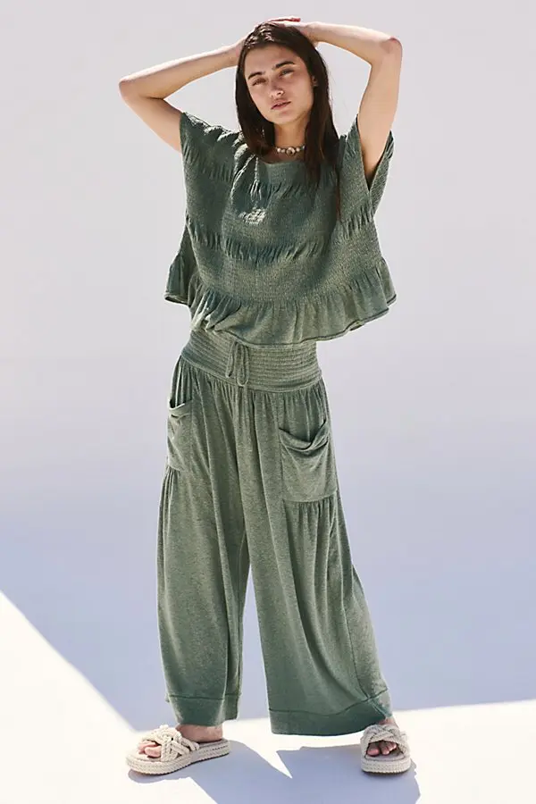 Free People Riley Set - Sea Spray