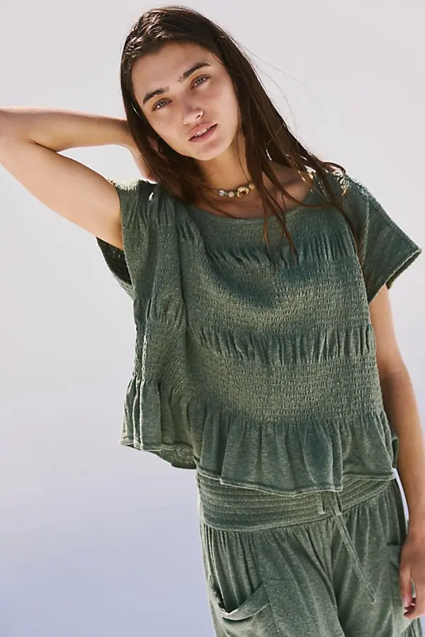 Free People Riley Set - Sea Spray