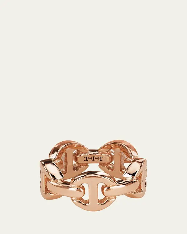 Hoorsenbuhs 18k Dame Tri-link Ring - Rose Gold