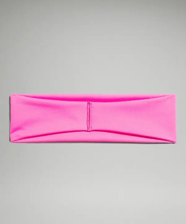 RARE PINK LULULEMON WUNDER TRAIN HEADBAND NWT Lululemon Wunder Train Wide Headband In Sonic Pink - 50% Off  main image 3