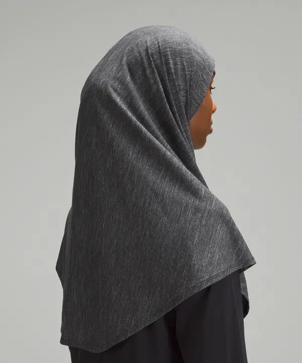 Lululemon Pull-on Hijab - Heathered Black