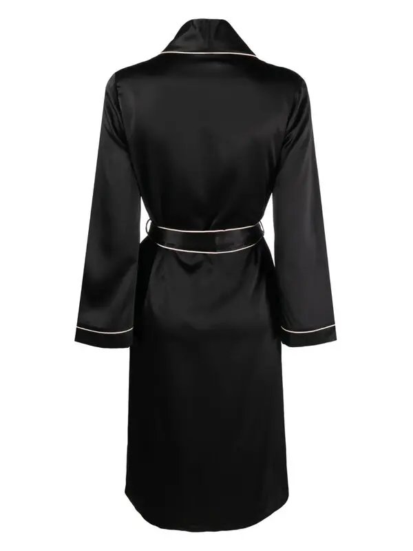 classic dressing gown agent provocateur Agent Provocateur Classic PJ Long Dressing Gown Ivory Size 4