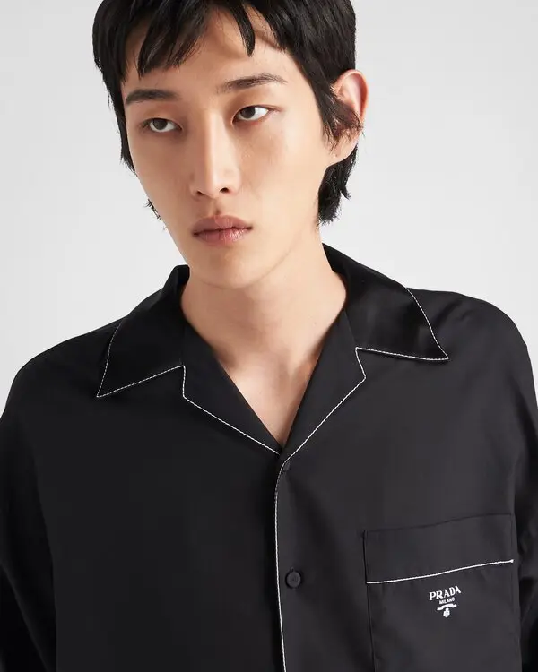 Prada Silk Shirt - Black | Editorialist
