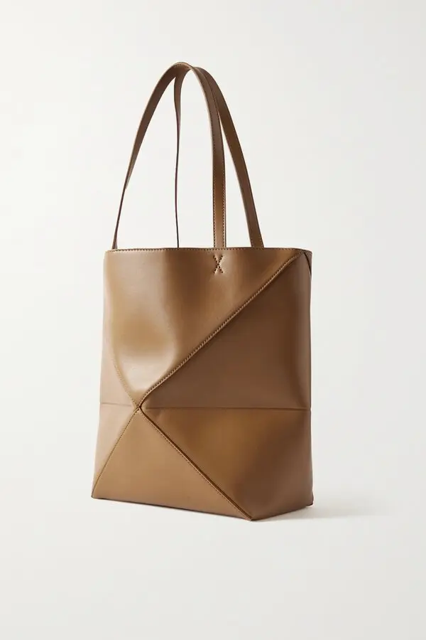 Loewe Puzzle Fold Medium Appliquéd Leather Tote