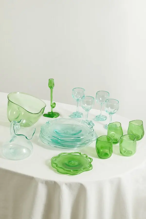 Completedworks 17-piece Glass Dinner Set - Neutrals