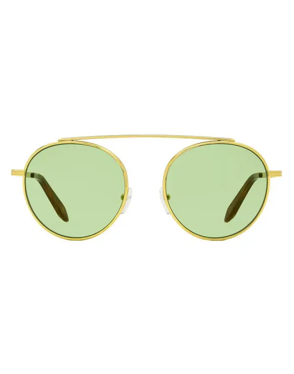 Victoria Beckham oval metal sunglasses Victoria Beckham V-Star Geometric Oval Metal Sunglasses  main image 2