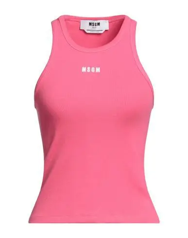 MSGM Cotton-blend Tank Top - Pink