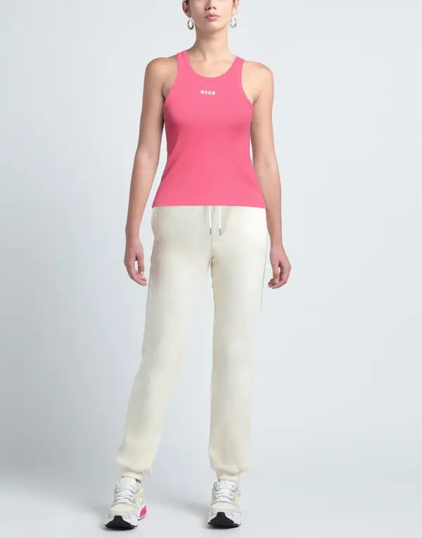 MSGM Cotton-blend Tank Top - Pink