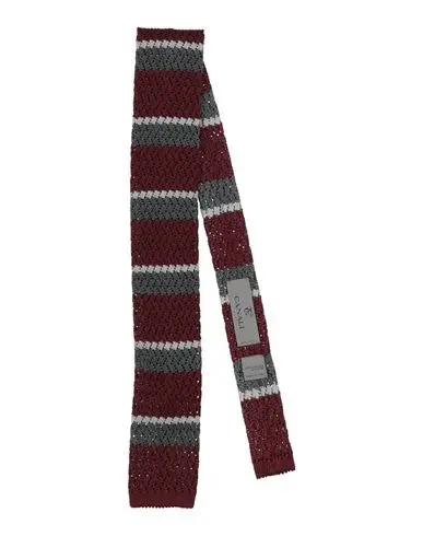 Canali Multicolor Necktie - Red