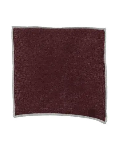 Canali Scarf Brick Silk, Cashmere - Red