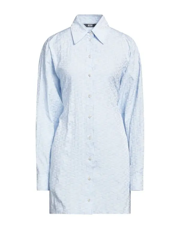 Gcds Military Cotton Shirt - Blue
