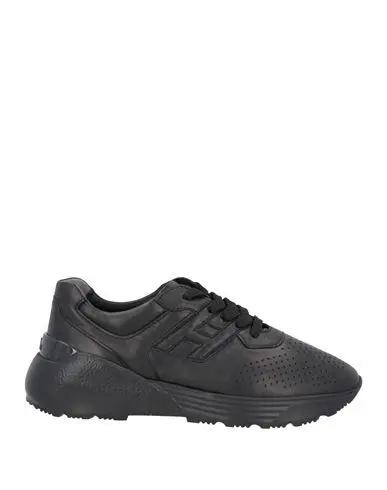 Hogan Leather Sneakers - Black