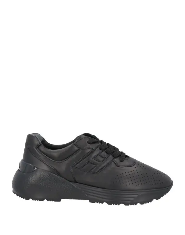 Hogan Leather Sneakers - Black