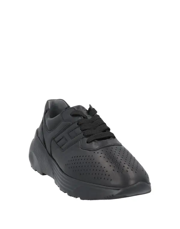 Hogan Leather Sneakers - Black