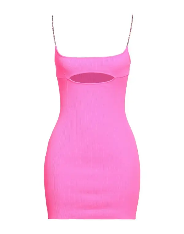 gcds pink dress Asymmetric Skirt Printed Dress In Pink
