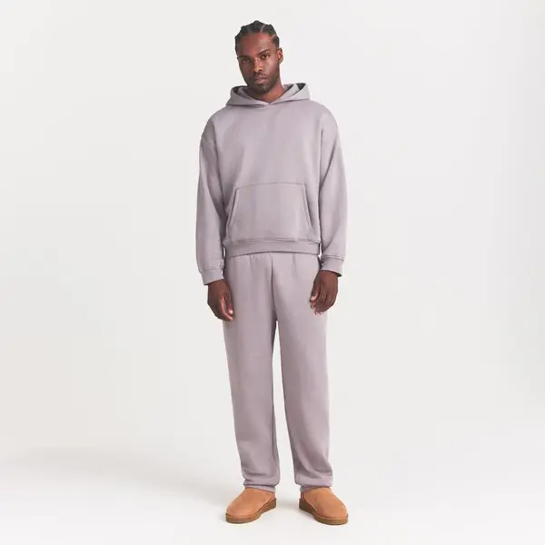 SKIMS Relaxed Jogger Pants | Grey | | Fleece Lounge - Shadow