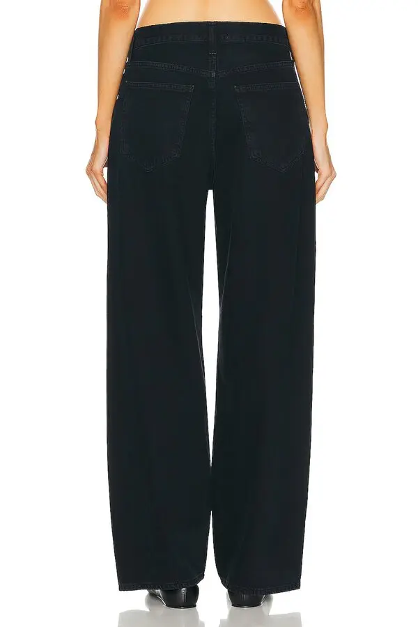 AGOLDE Low Slung Baggy Jeans - Crushed