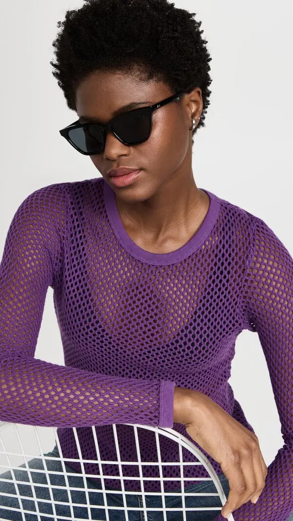 Le Specs Unfaithful Cateye Sunglasses - Black