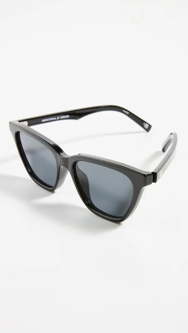 Le Specs Unfaithful Cateye Sunglasses - Black