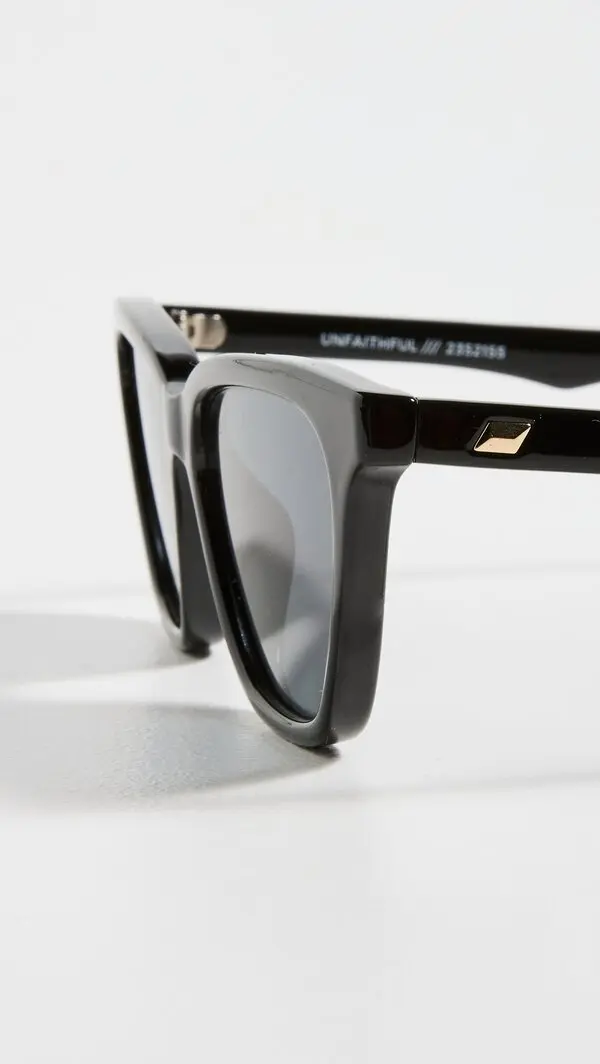 Le Specs Unfaithful Cateye Sunglasses - Black