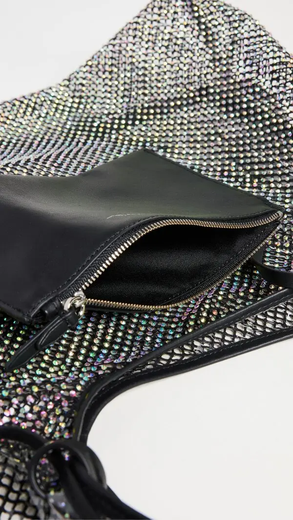 3.1 Phillip Lim Fine Crystal Mesh Tote In Black | Editorialist