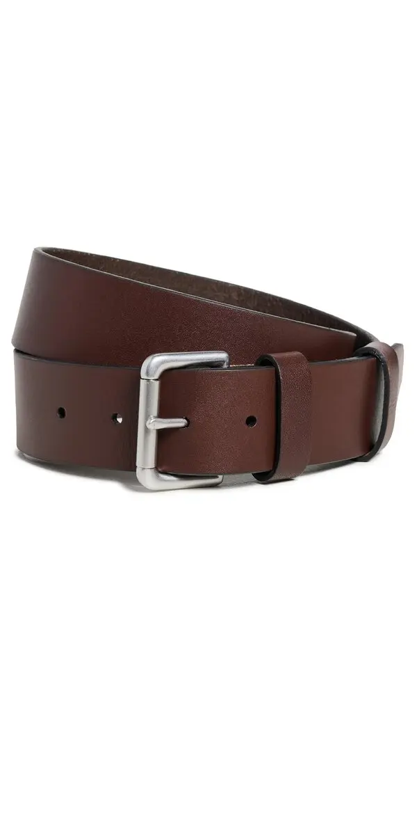 Ralph Lauren Italian Saddle Leather Belt - Brown