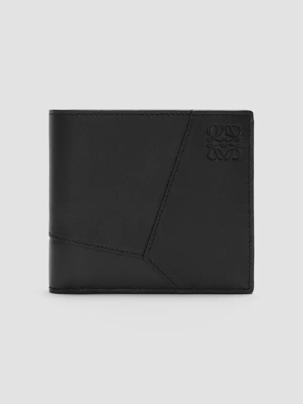 Loewe Puzzle Edge Leather Bifold Wallet - Black