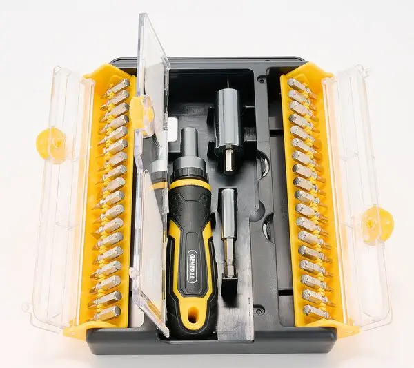 GENERAL TOOLS 40-in-1 Ratcheting Tool Set With Universal Bit