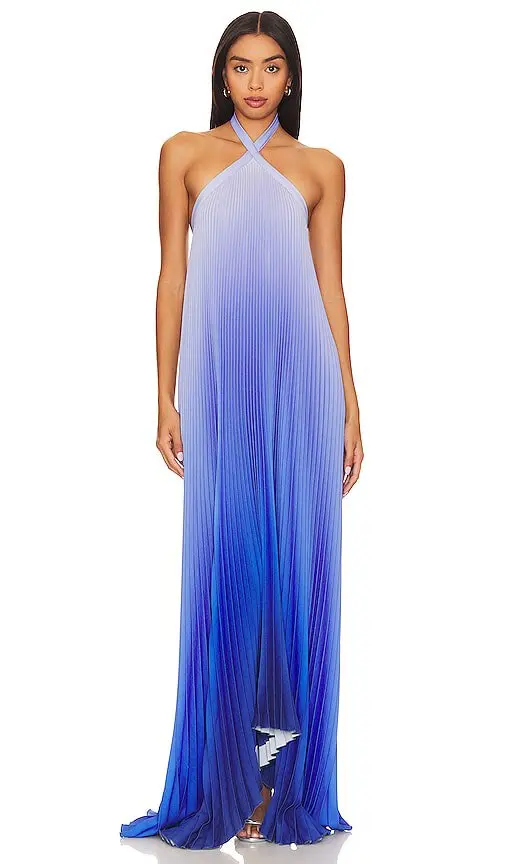 L'IDEE Deesse Gown - Ocean