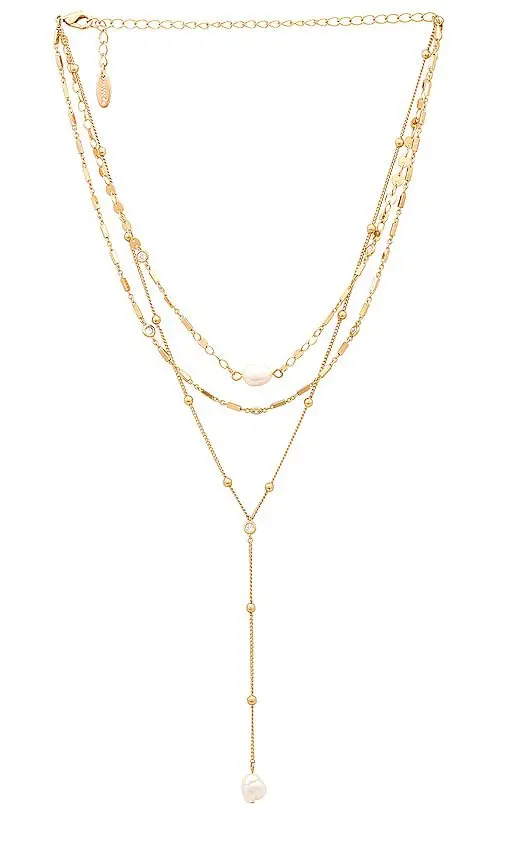 Ettika Forever Multi-chain Choker - Pearl