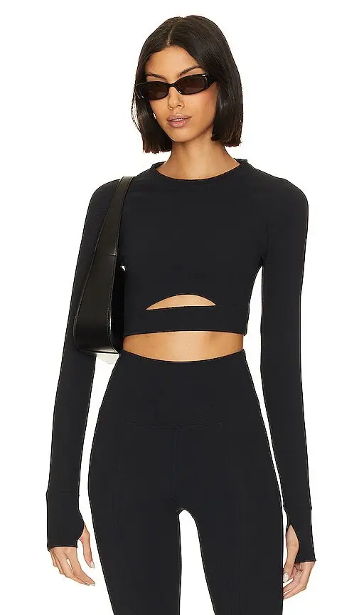 Beach Riot Francine Cut Out Long Sleeve Top