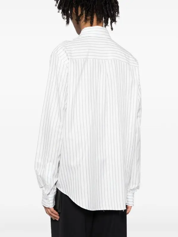 Amiri Logo-embroidered Striped Shirt
